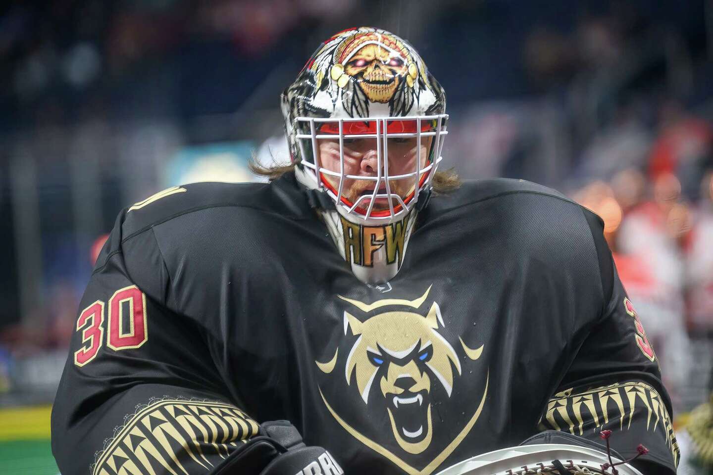 FireWolves goalie Doug Jamieson throws his weight around
