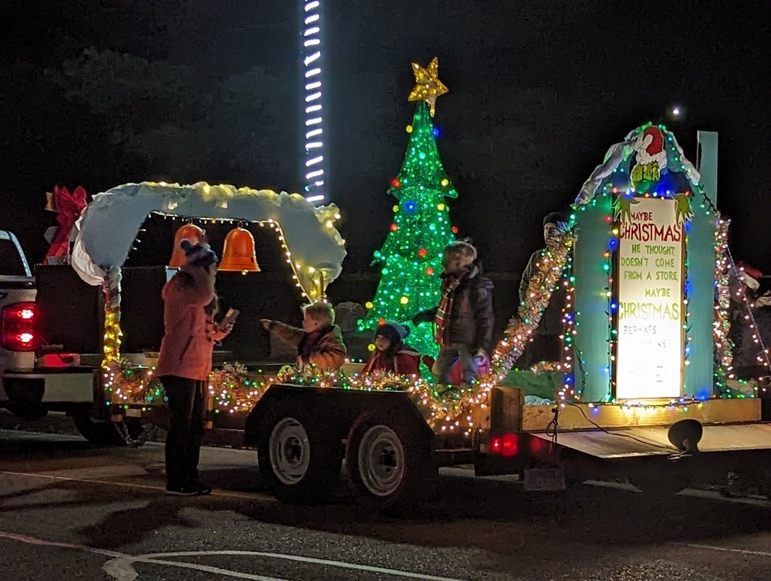 Many lined the streets for the annual Coleman Christmas parade