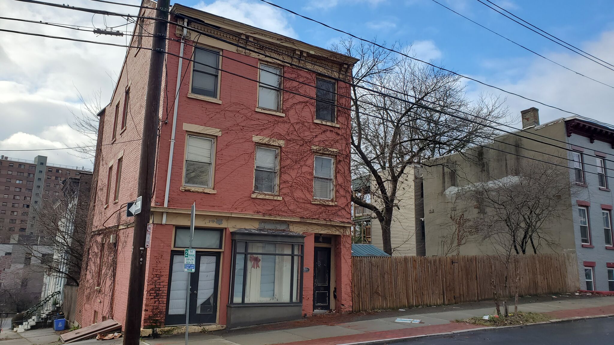Churchill: This shabby building has a prominent owner
