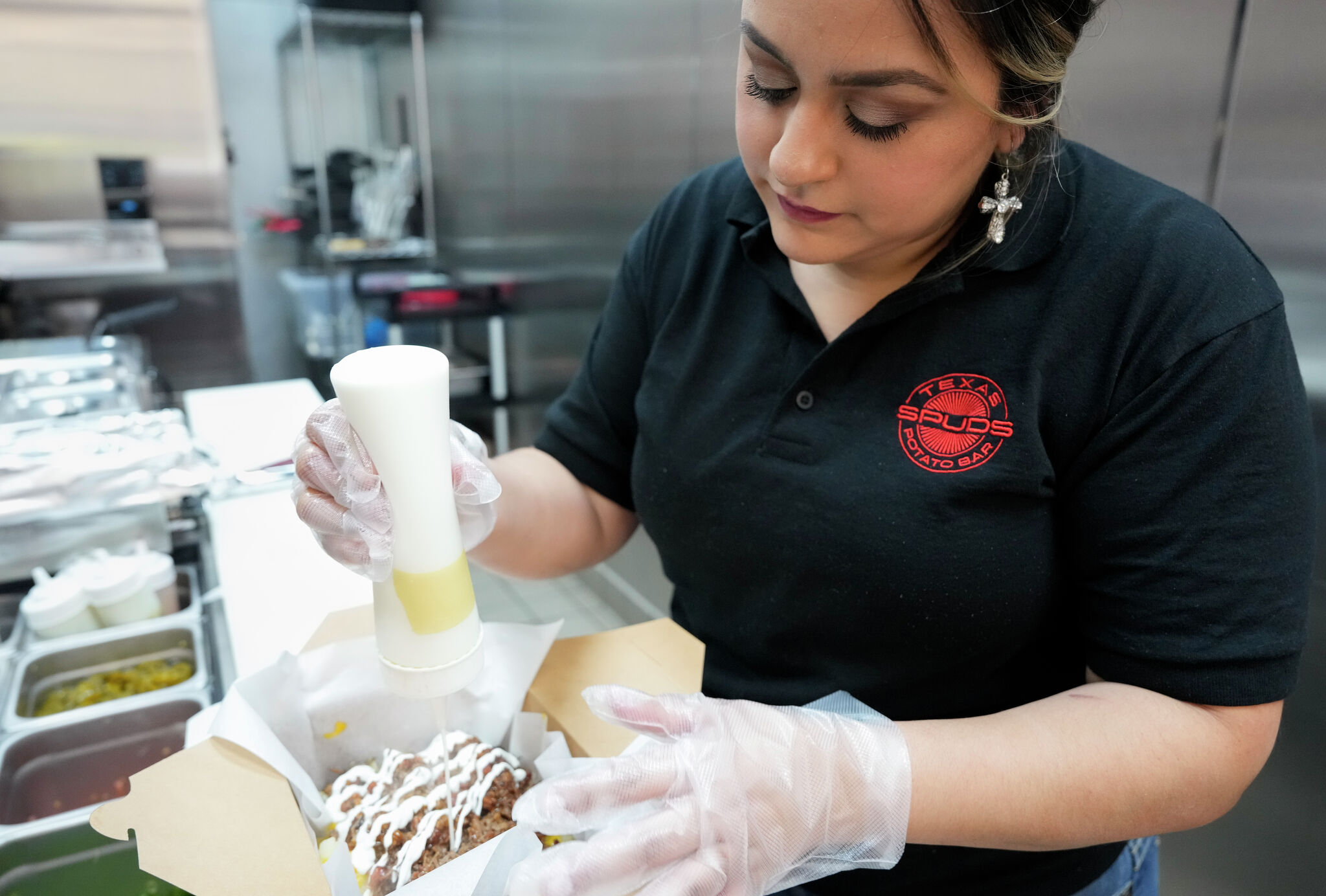 Lake Conroe potato bar has fun toppings, dessert spuds