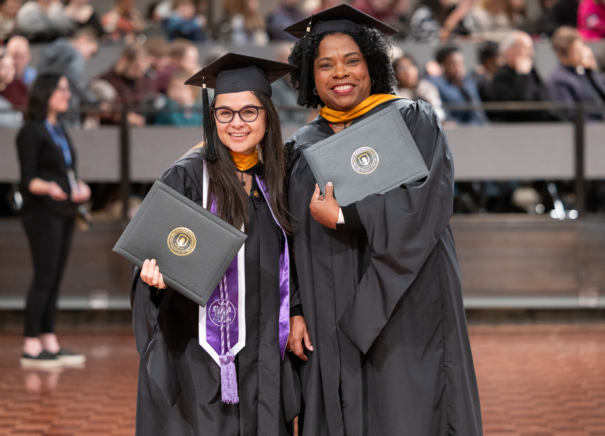 Were you seen at the Empire State University 2023 winter commencement?