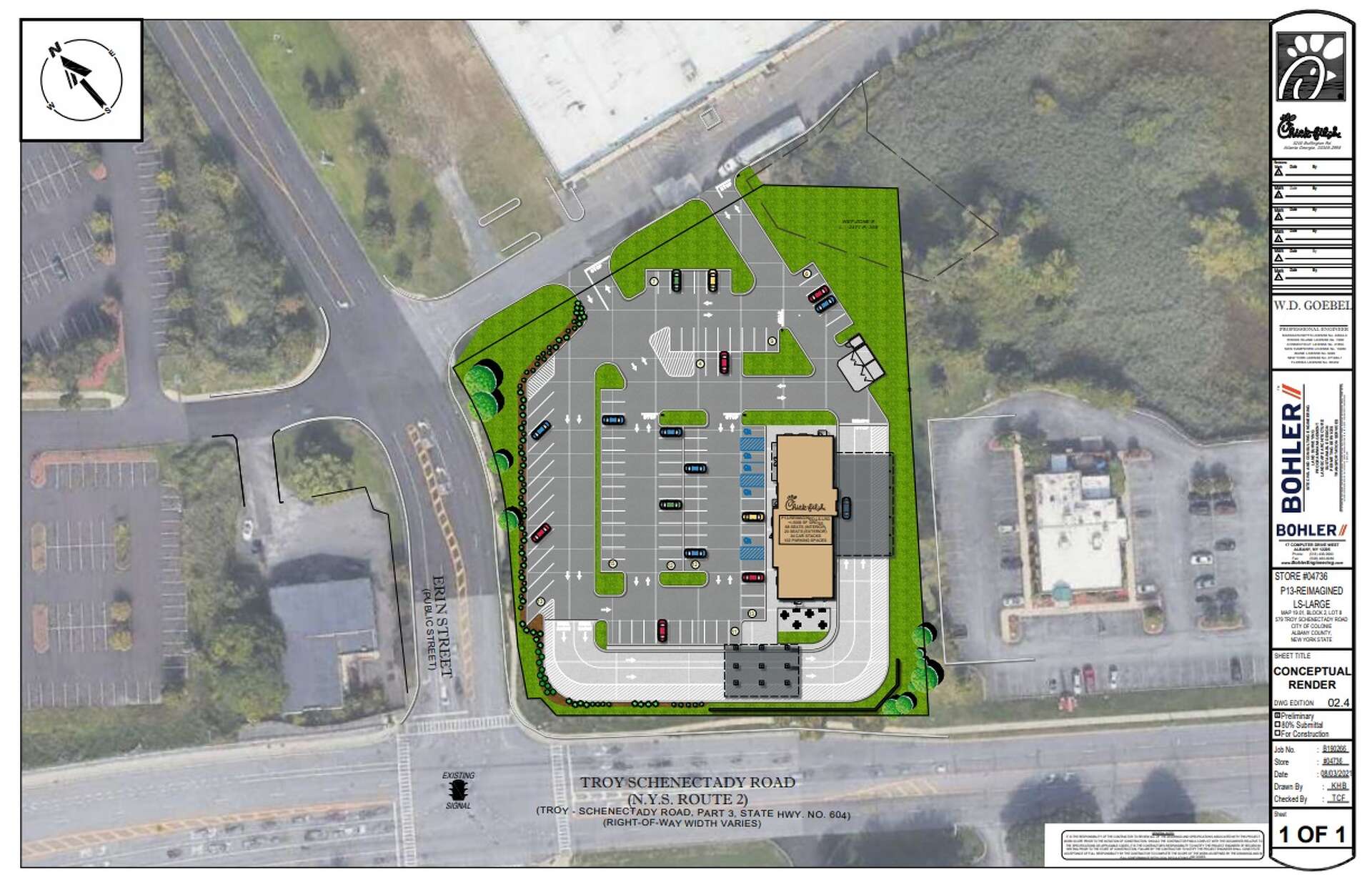 Planners Chick Fil A Tackling Traffic For Proposed Latham Site