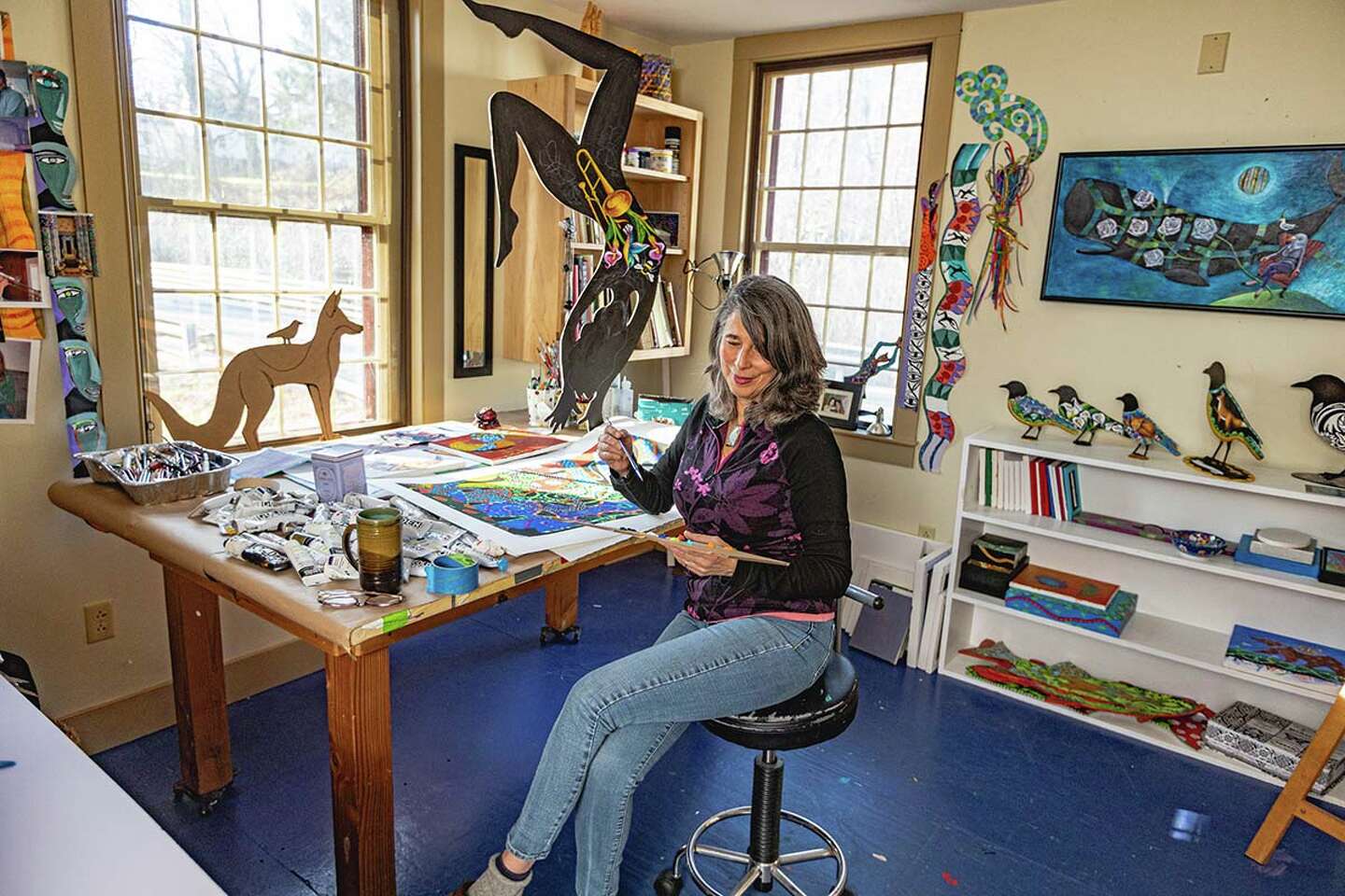 CT artist Danielle Mailer on famous dad, Norman Mailer, and her art