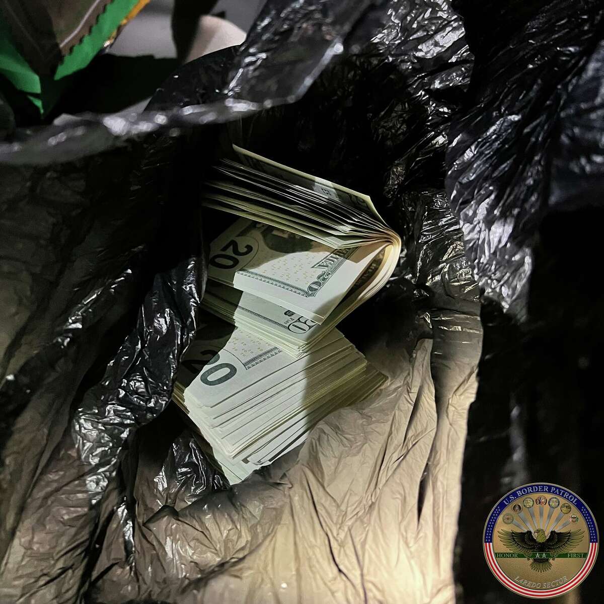 Counterfeit money seized at Laredo Sector USBP checkpoint