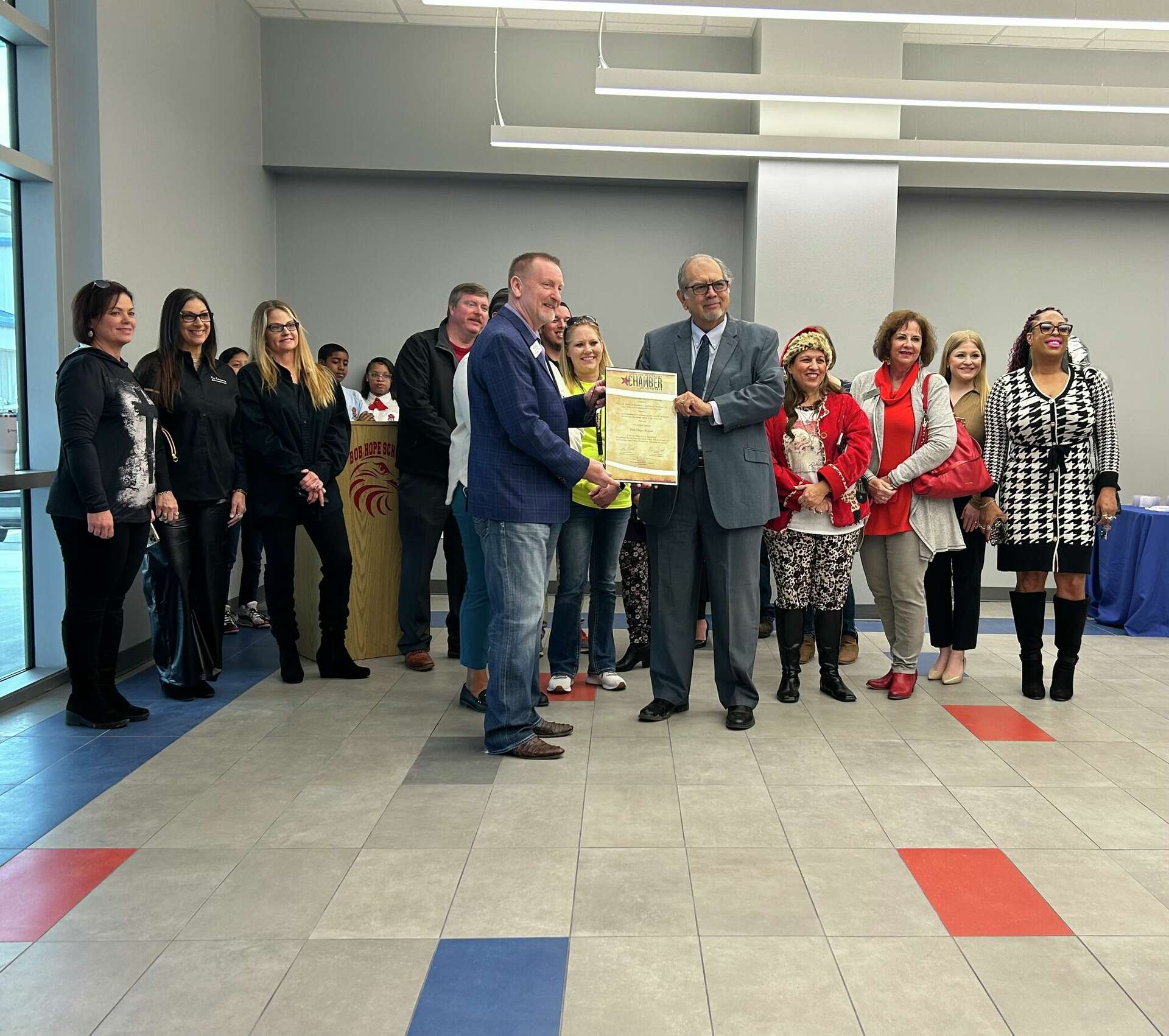 Local charter school hosted a ribbon cutting for their new campus