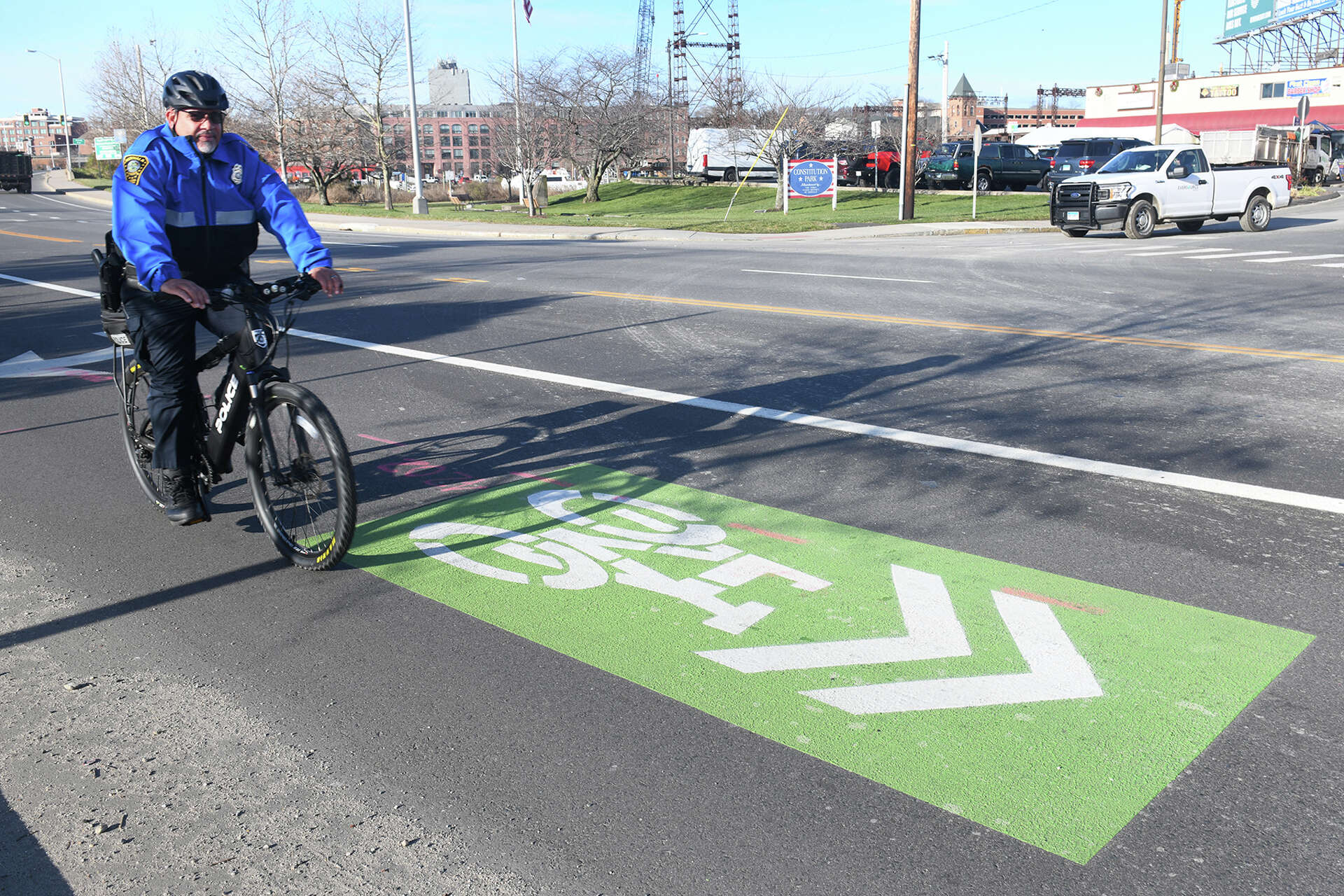 Norwalk completes longest on-street bike route on a state road in CT