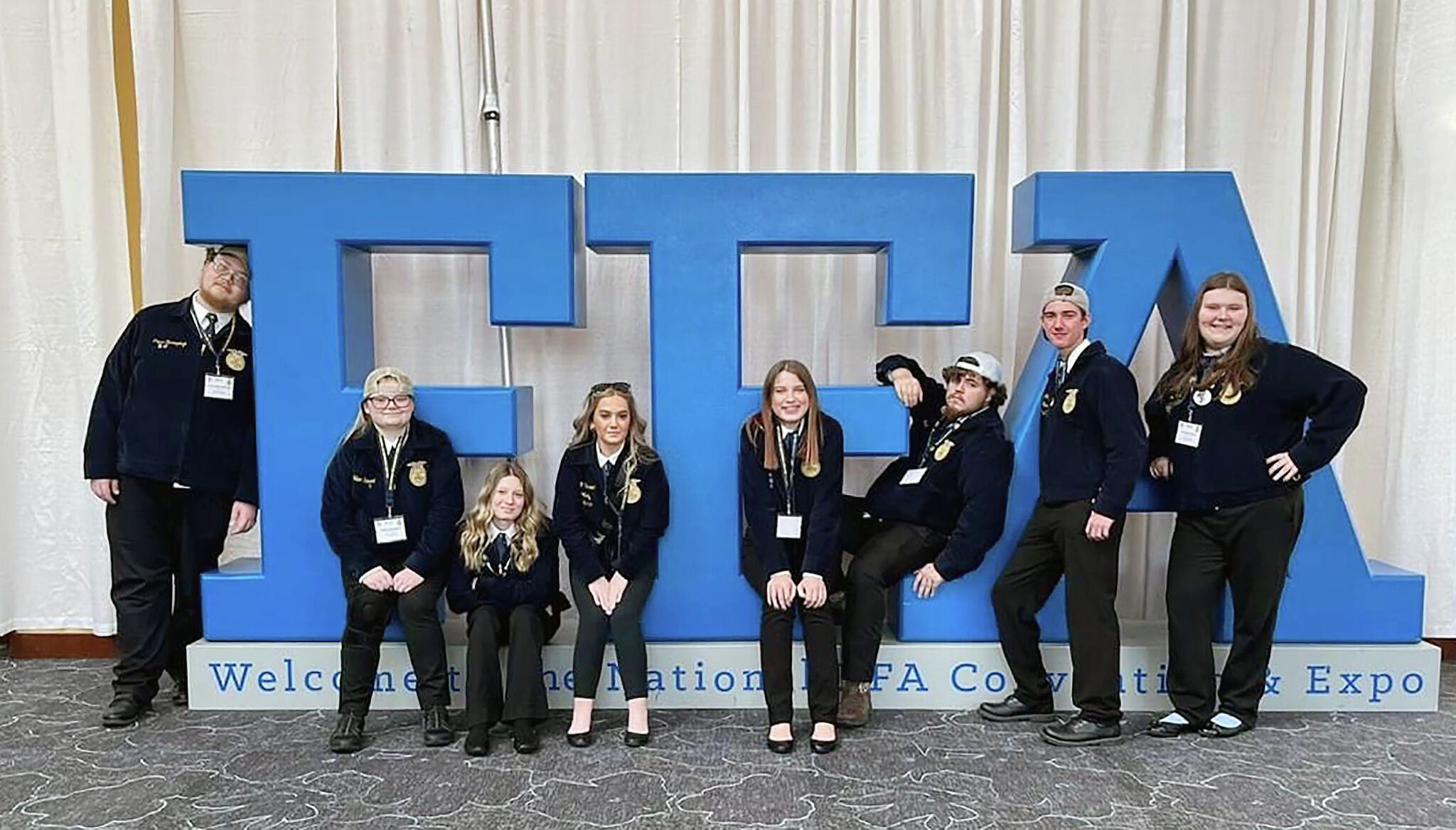 Photo: Bluffs FFA members attend annual convention