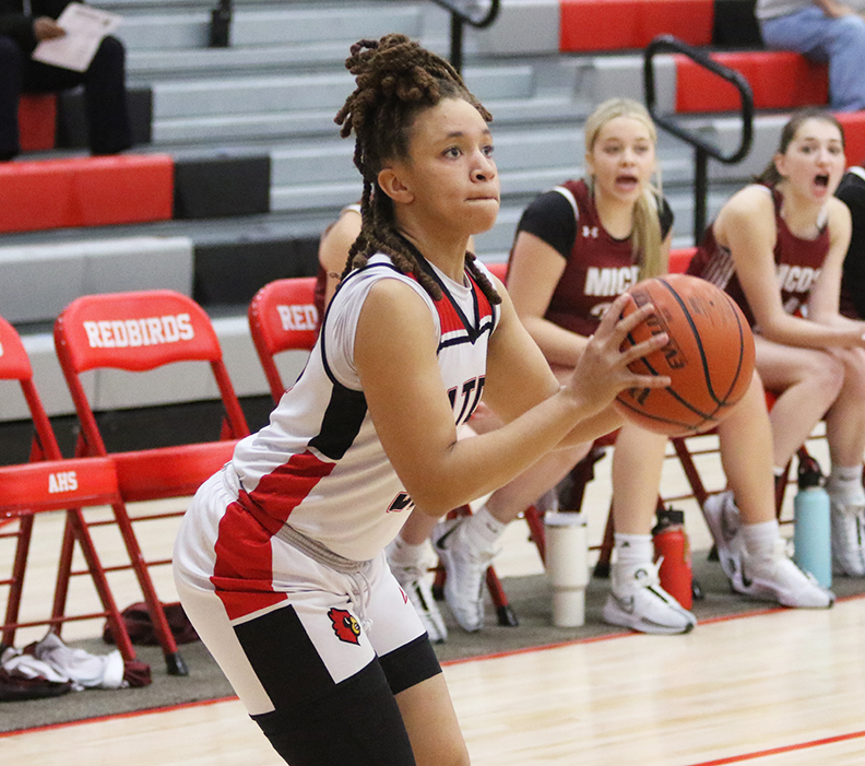 THURSDAY GIRLS BASKETBALL: Cavies win; Alton's Lewis gets 1,000