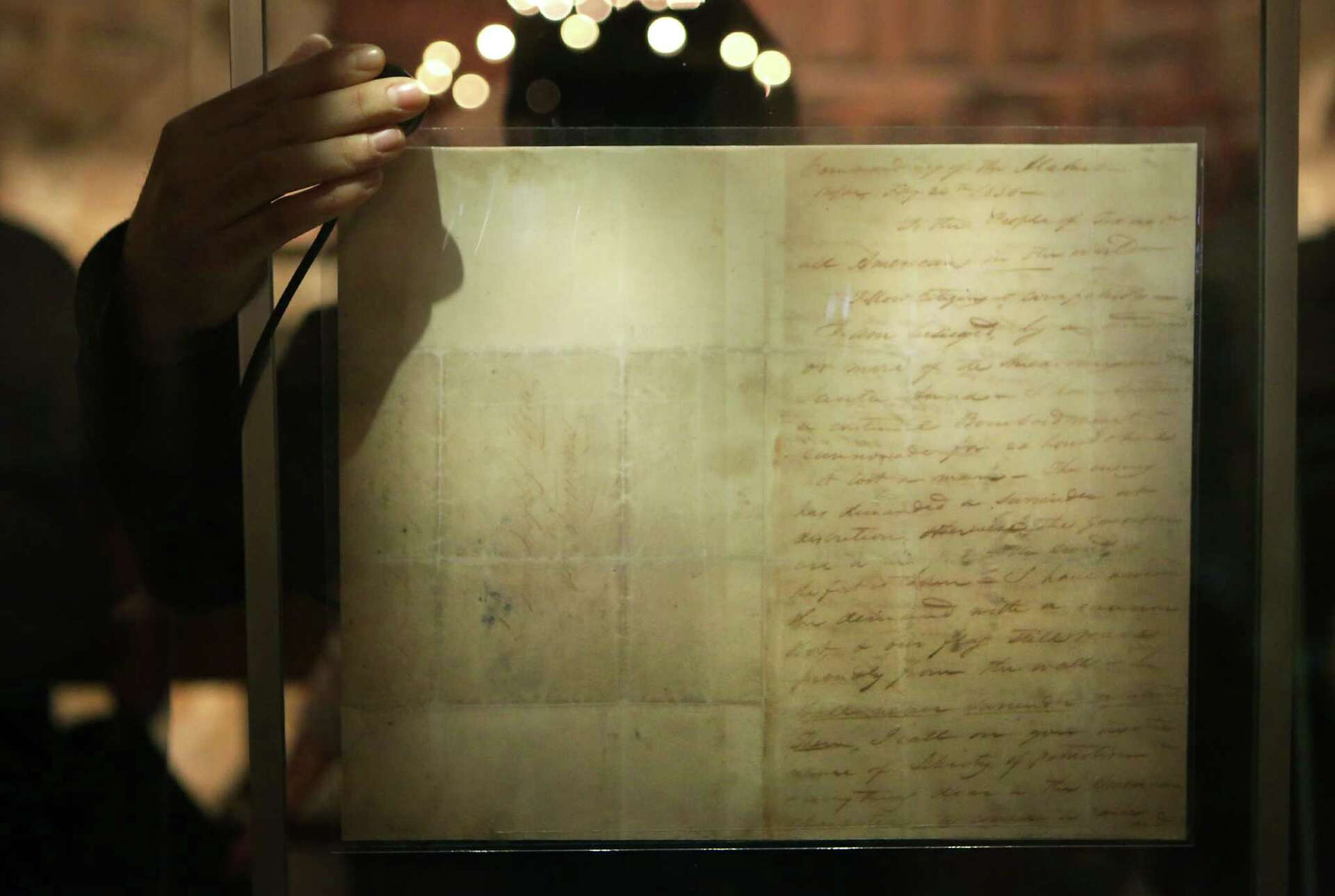 'Victory or Death' letter penned by Travis to return to Alamo