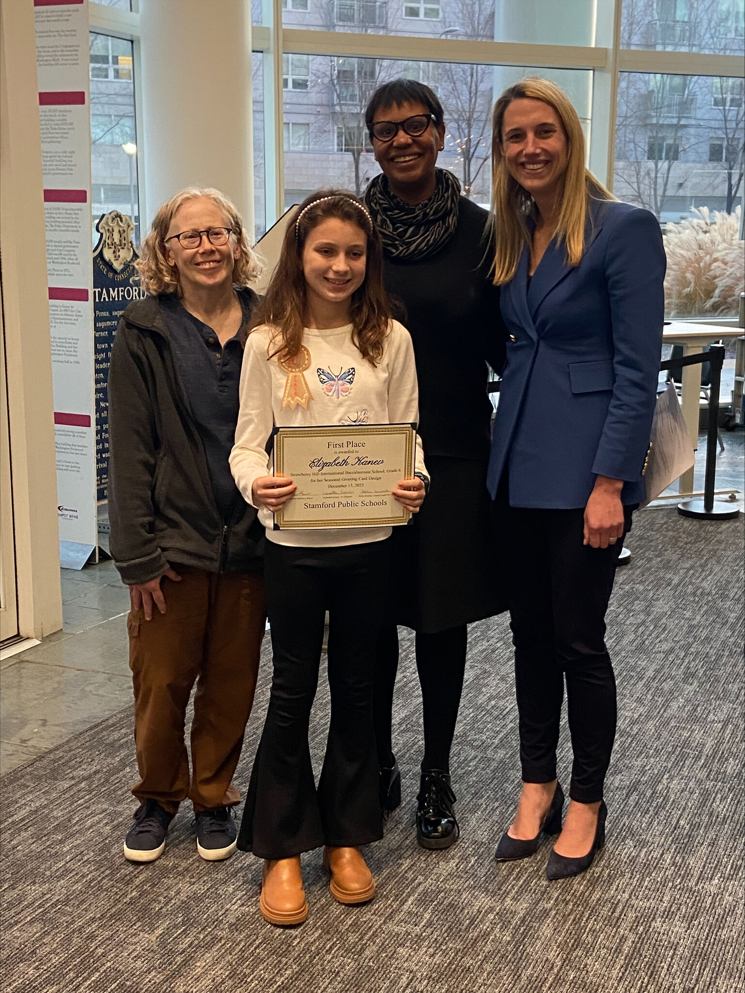 See who won Stamford's greeting card contest and more