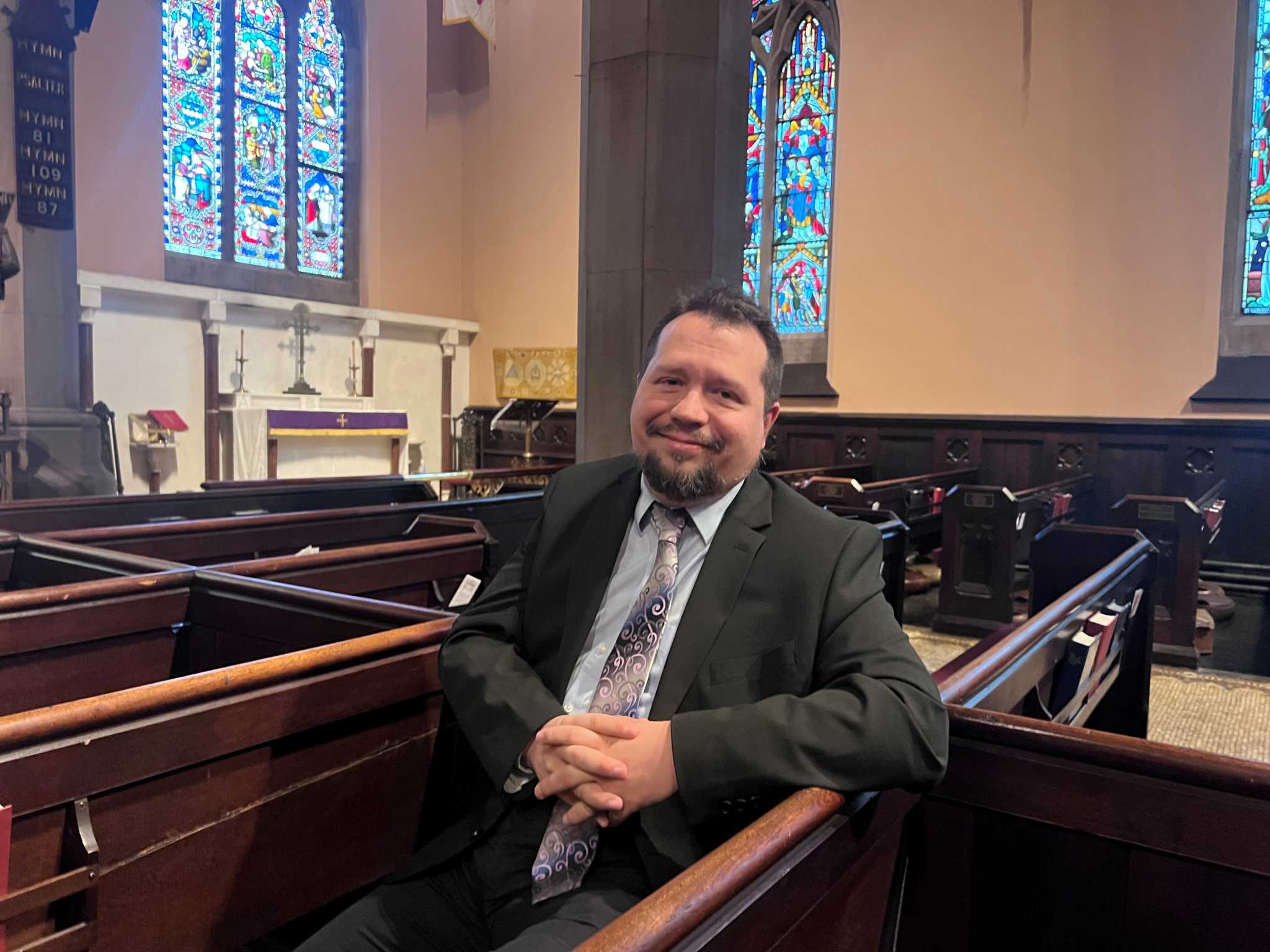 Daniel Romero directs St. Peter's Episcopal Church choir.