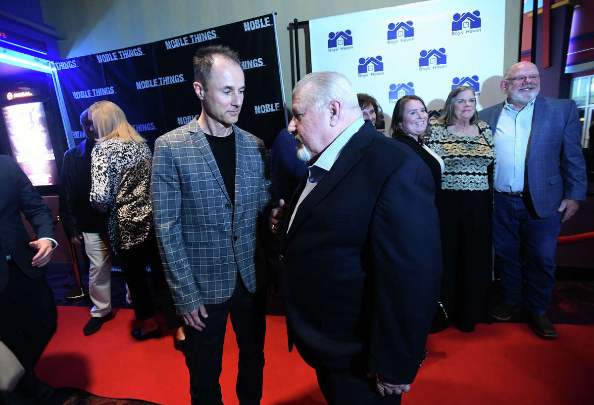 Crowd packs theater for "Noble Things" premiere