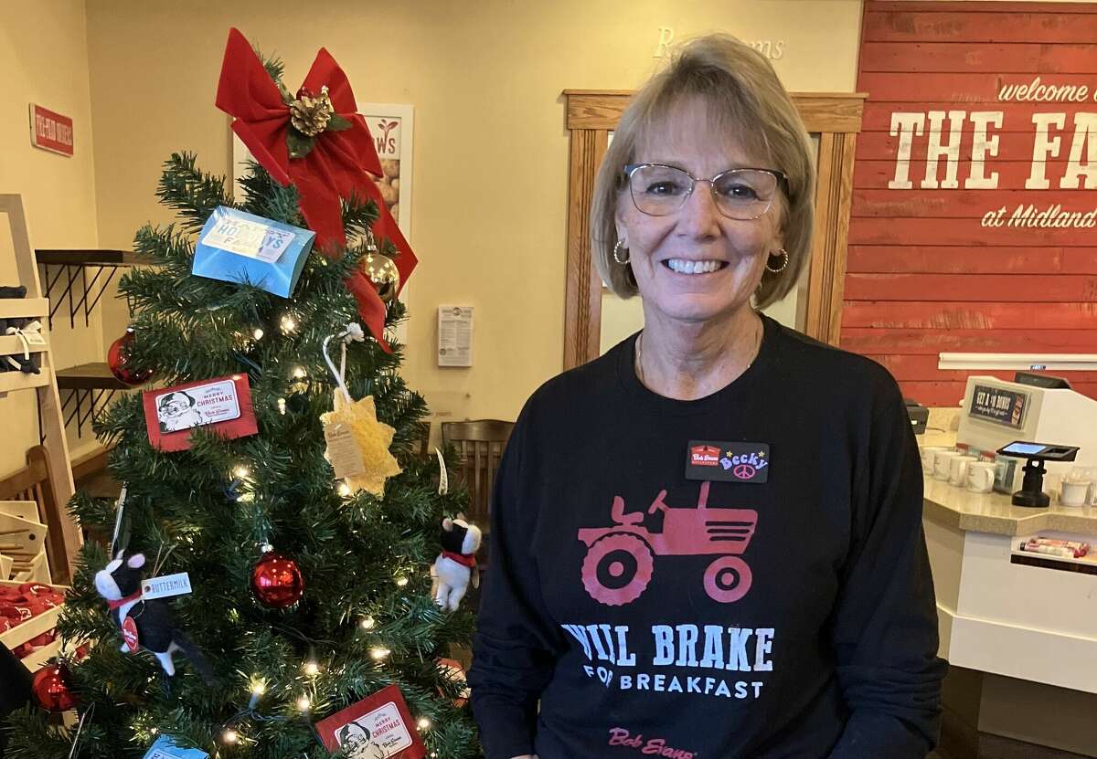 Becky Huber was hired when the Midland Bob Evans opened in April 1998