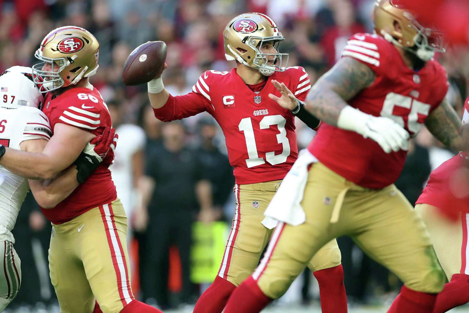 49ers deliver football beauty as Purdy, McCaffrey torch Cardinals