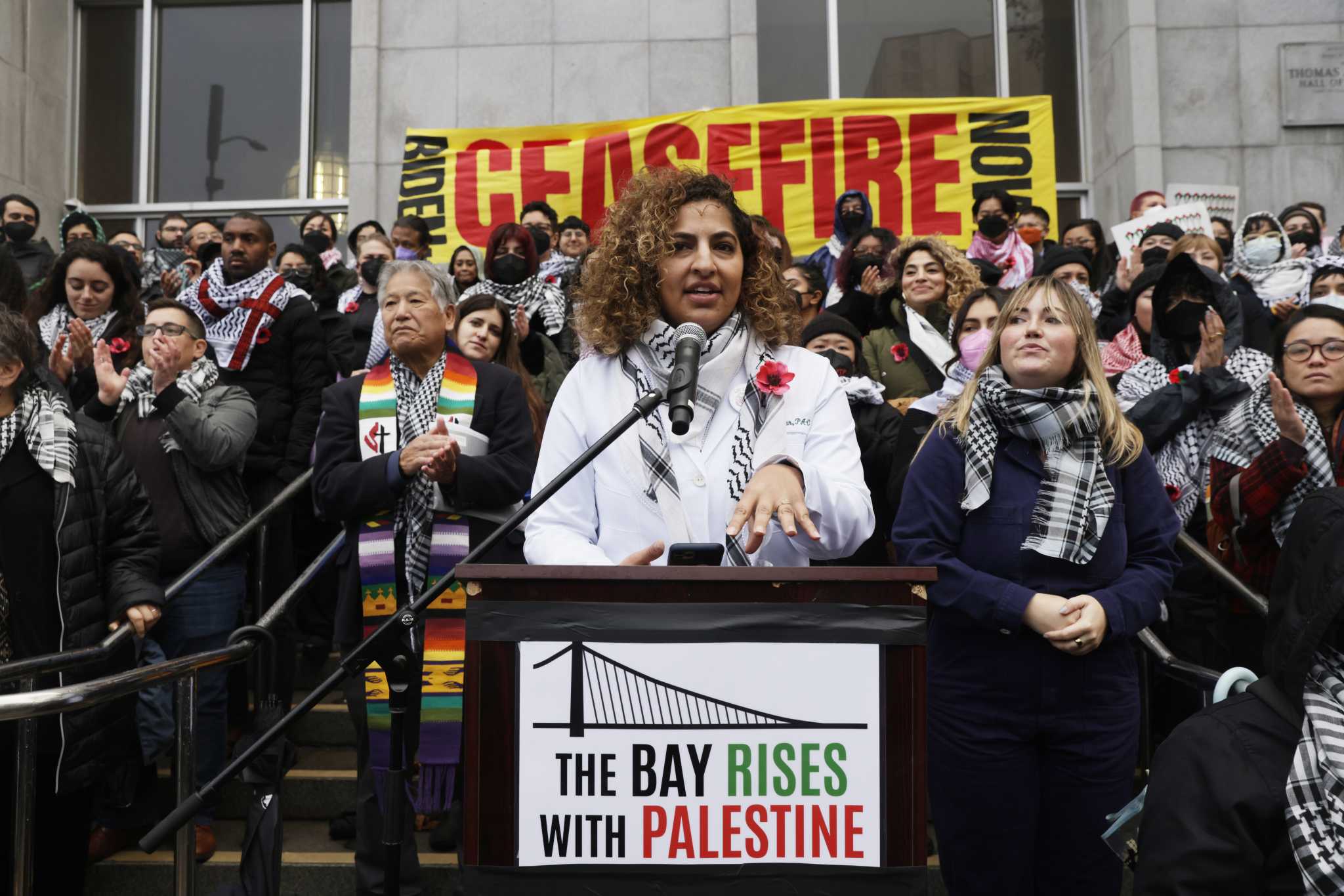 Protesters rally to support dozens arrested on Bay Bridge