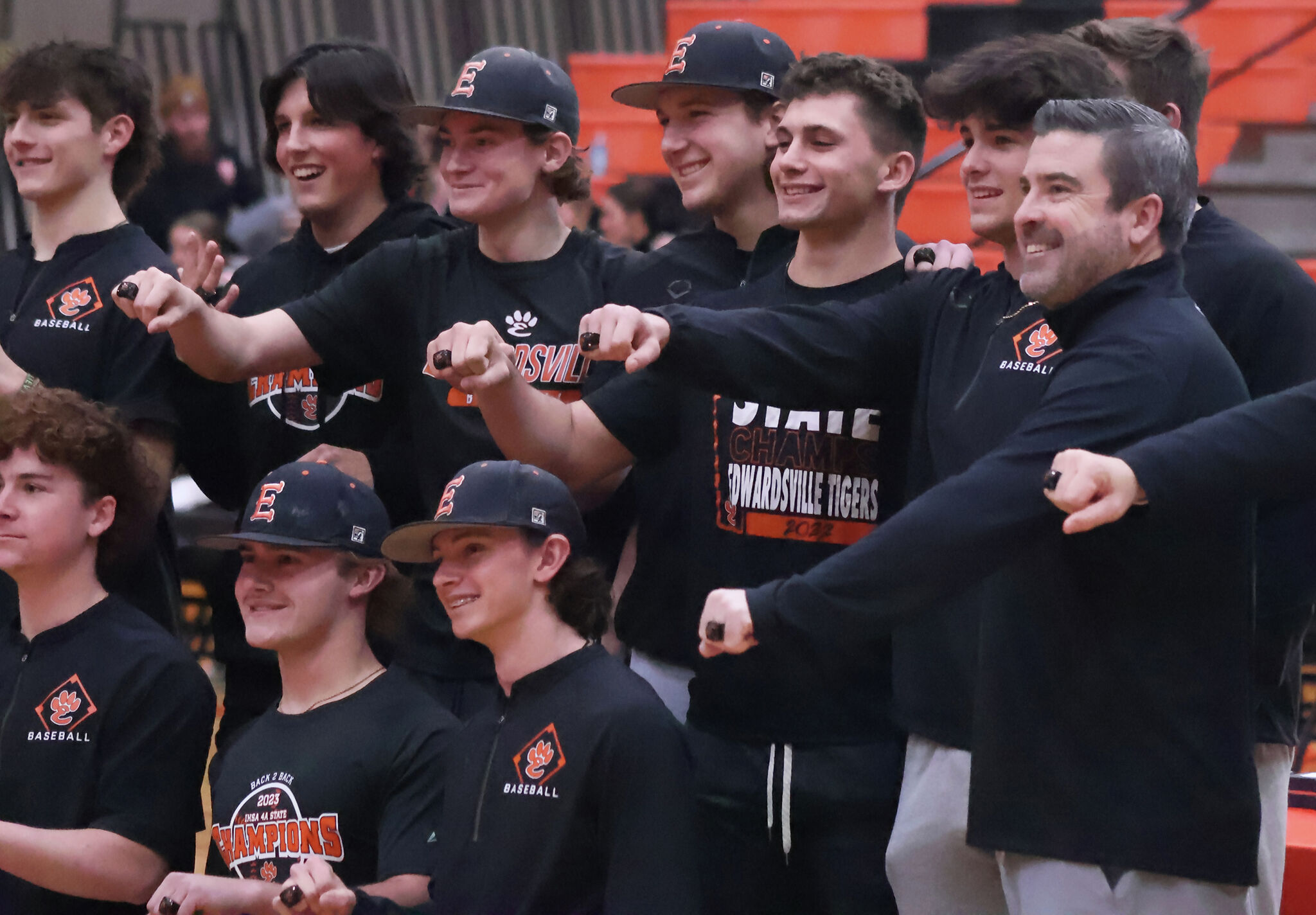 Tigers baseball celebrates second consecutive state title