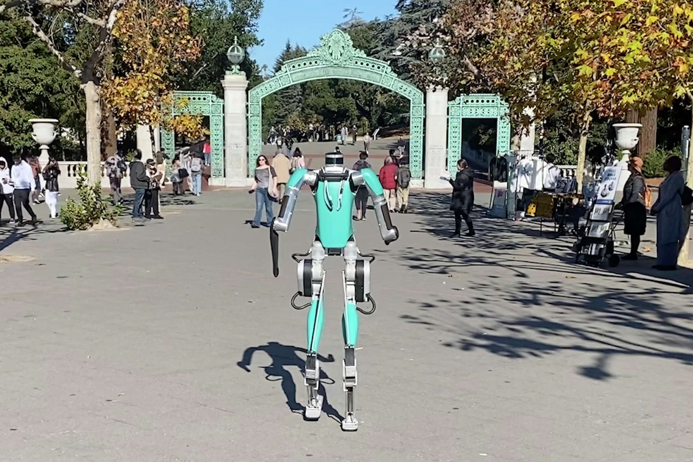 Why 2 students made a human-sized robot walk around Berkeley