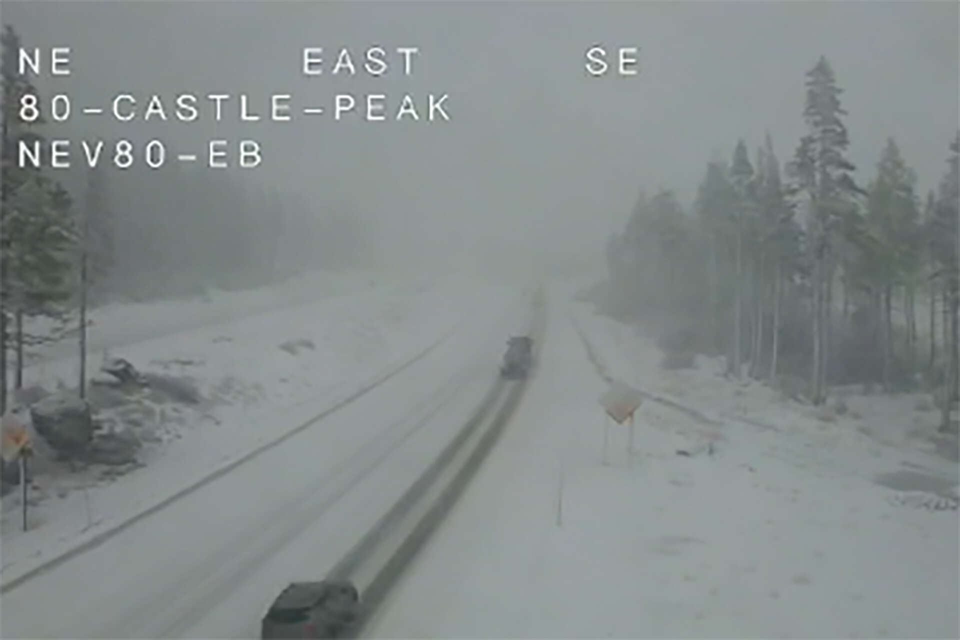 Spinouts reported over Donner Summit as snow falls in Calif.'s Sierra