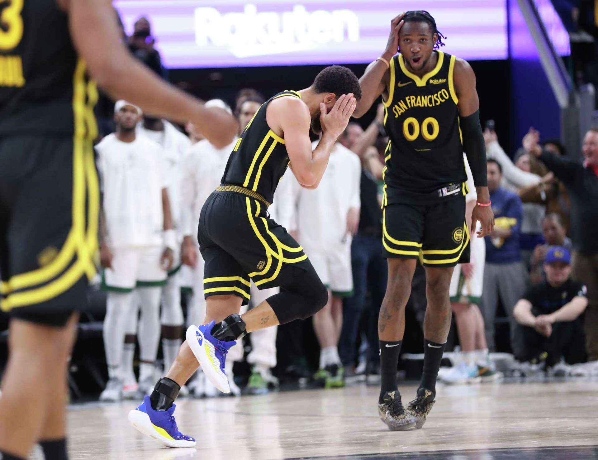 Behind Steph Curry, Warriors storm back to stun Celtics in OT