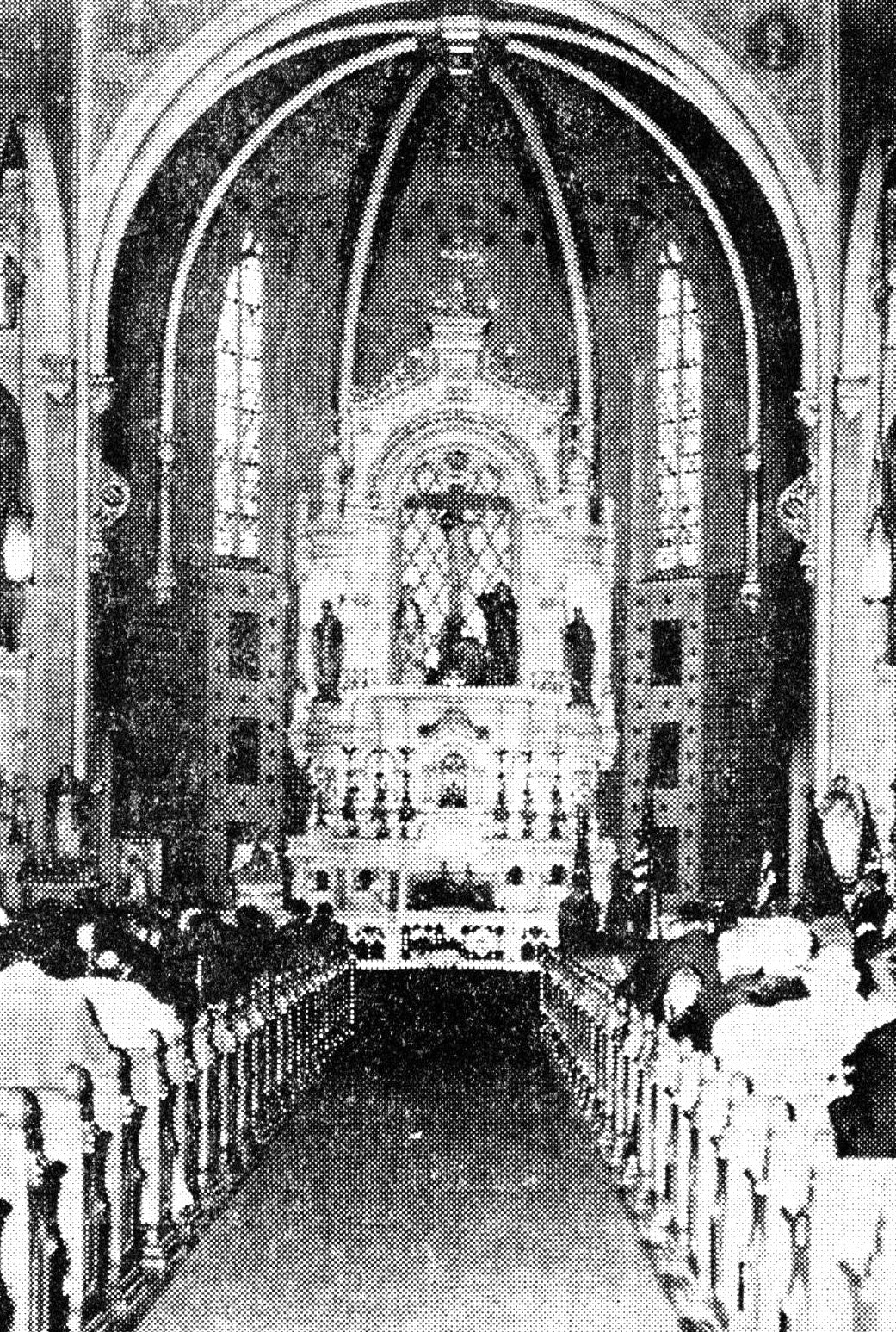 More than 225 people attend service for JFK at Guardian Angels