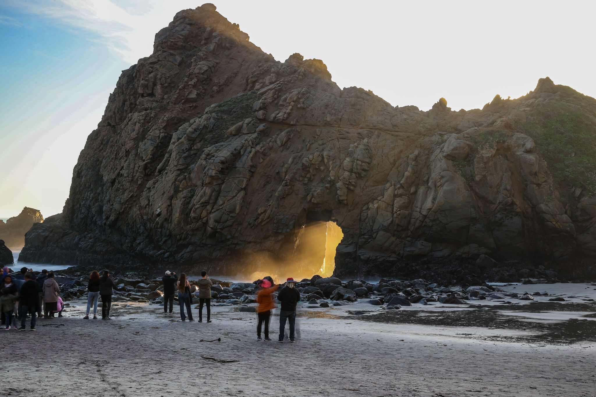 Photographers rushing to capture California coast's most elusive shot