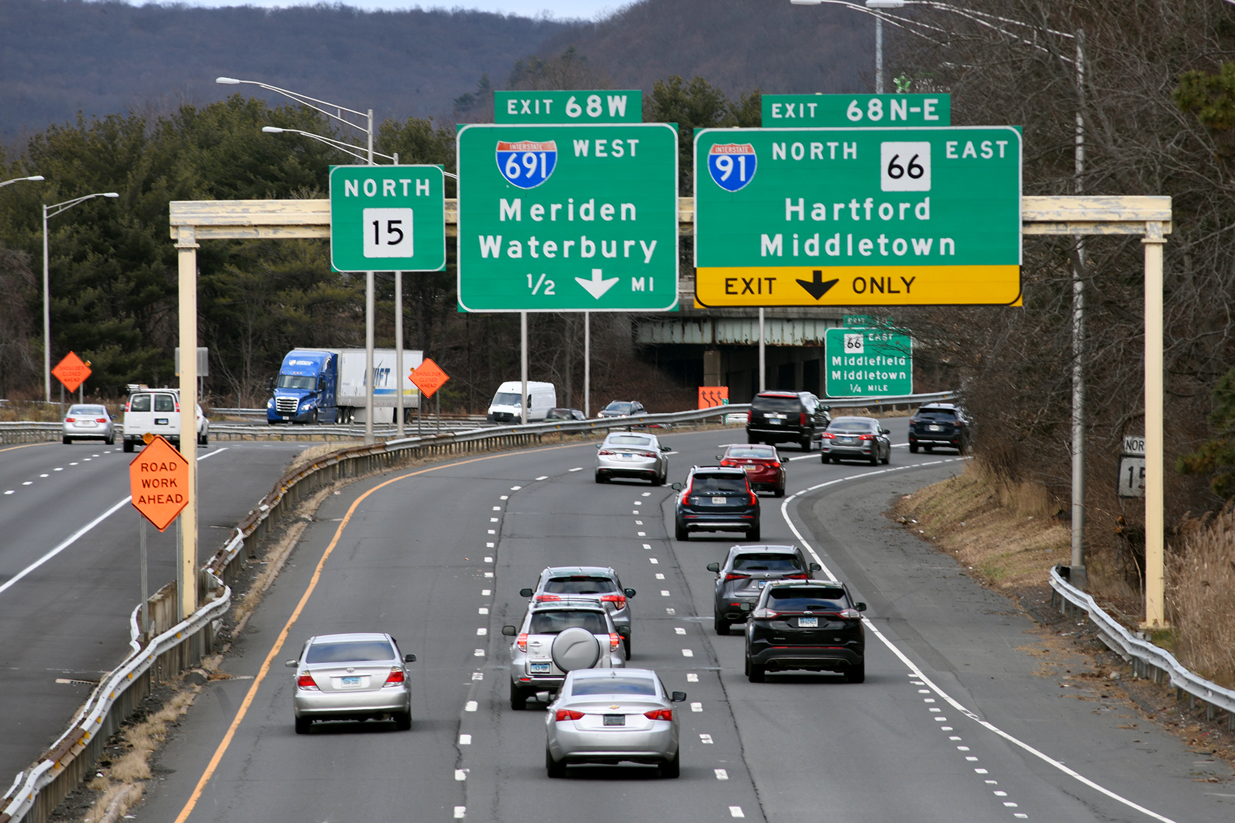 Work begins on CT's busy I-91, I-691, Route 15 interchange in Meriden