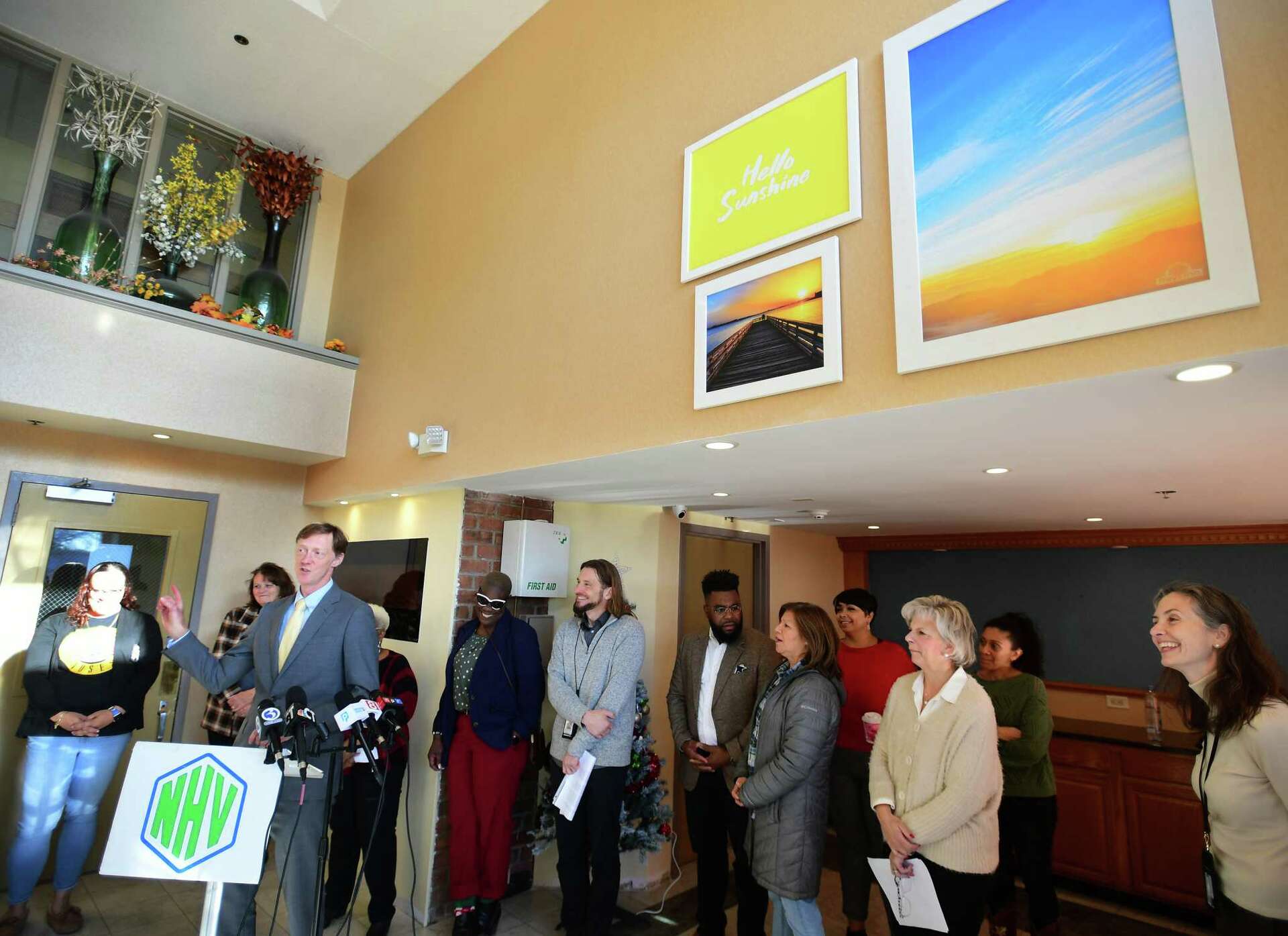 New Haven opens largest shelter at former Days Inn motel on Route 80