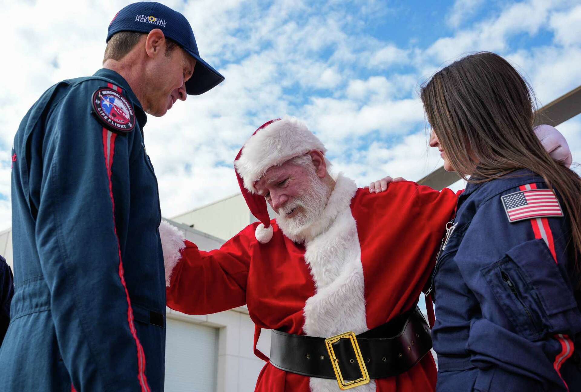 A Texas man is back in his Santa suit after emergency heart surgery