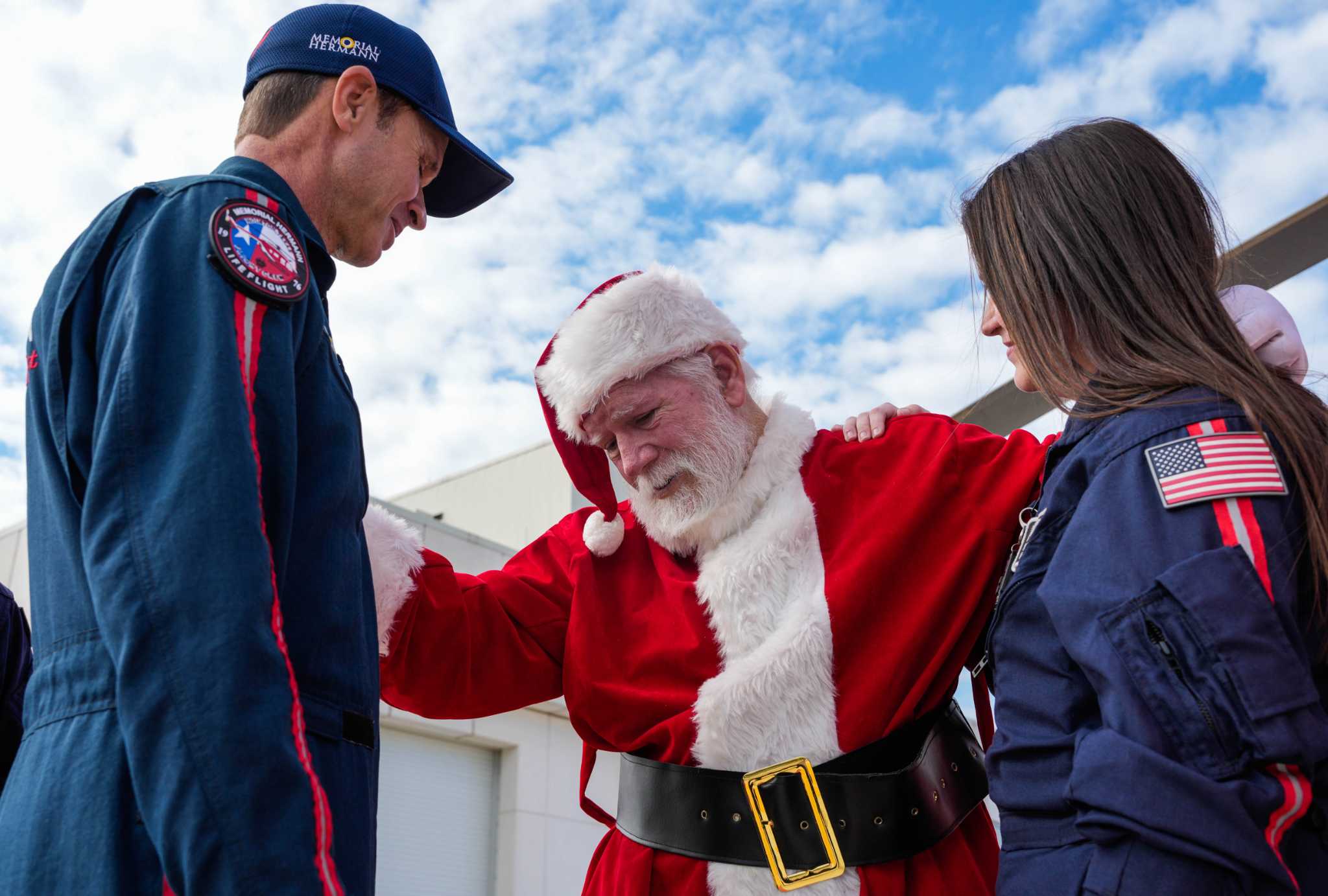 A Texas man is back in his Santa suit after emergency heart surgery