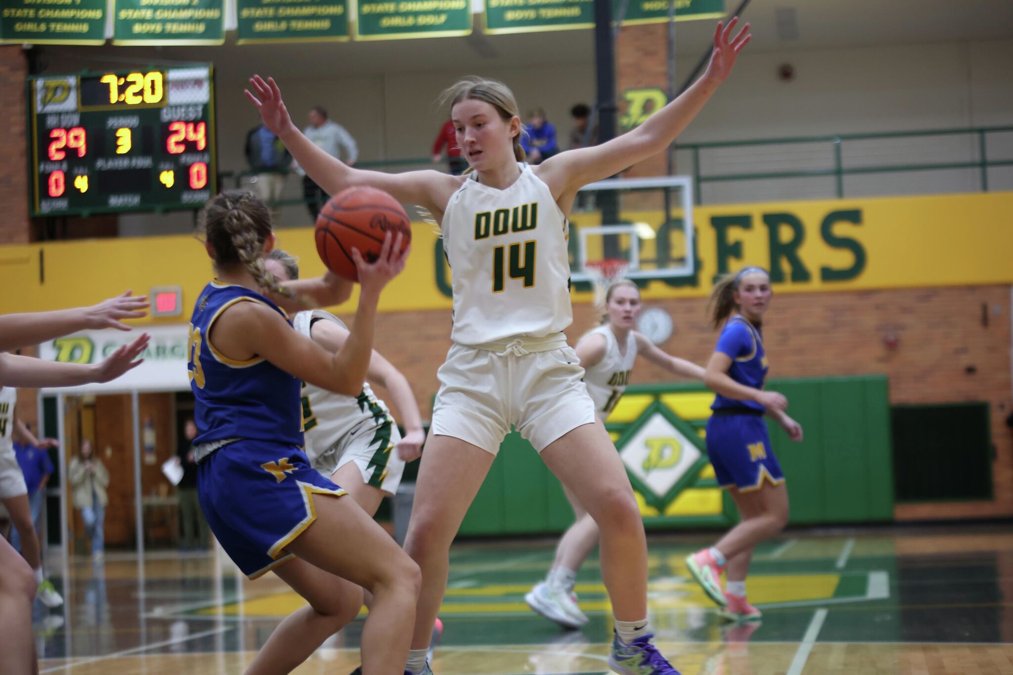 Dow girls pound Oilers