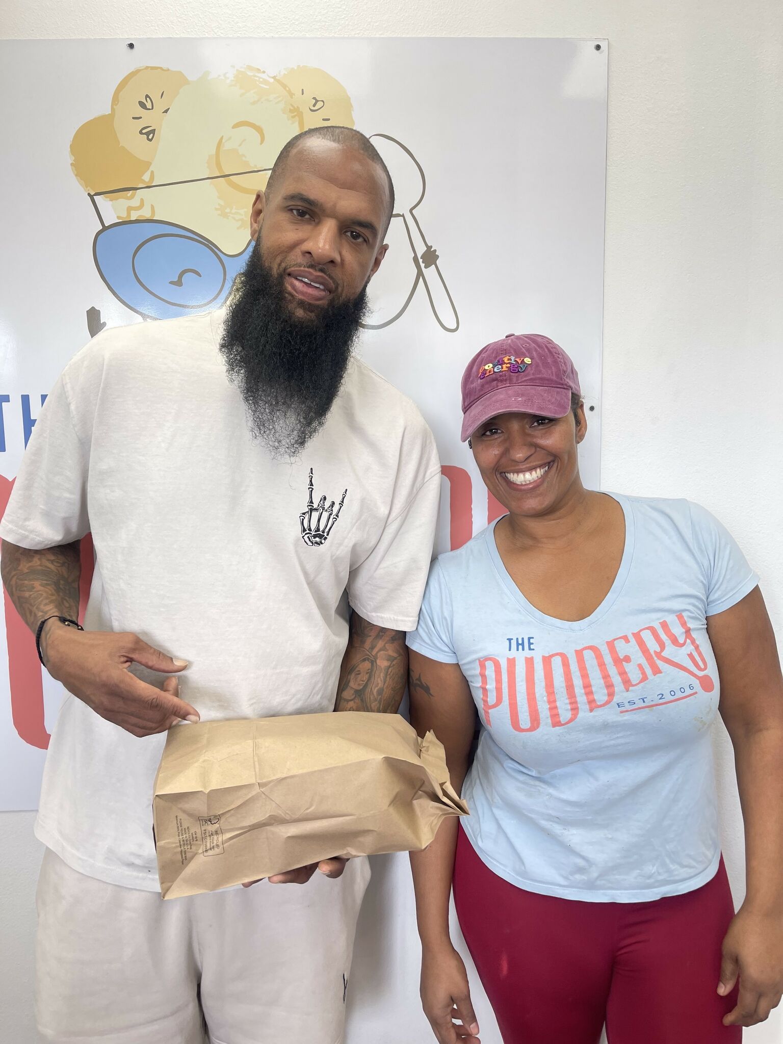 Houston rapper Slim Thug visits the Puddery in Pearland