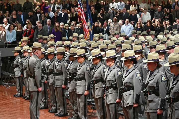 Photos: New York State Police graduation at Empire State Plaza