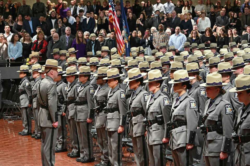 Photos: New York State Police graduation at Empire State Plaza