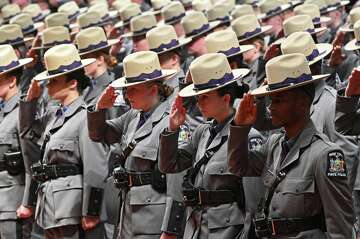 Photos: New York State Police graduation at Empire State Plaza