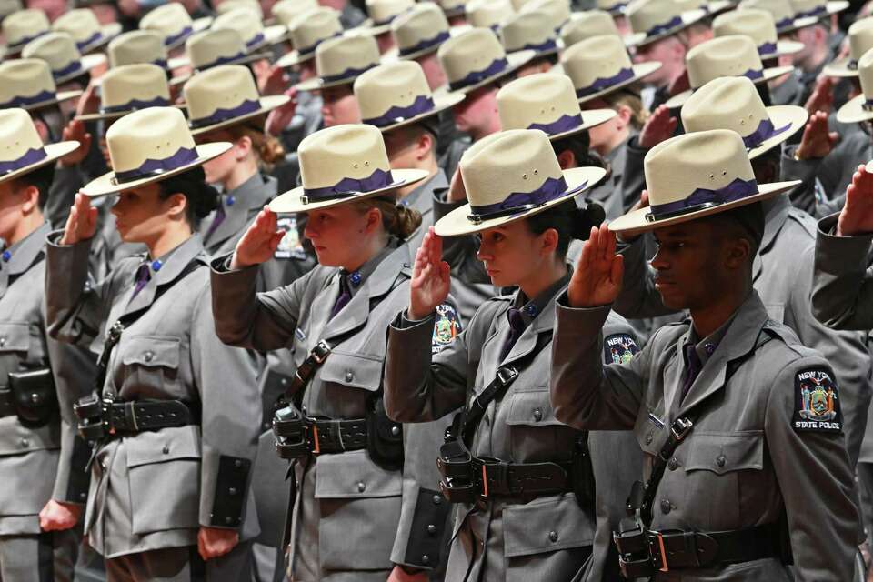 Photos: New York State Police graduation at Empire State Plaza