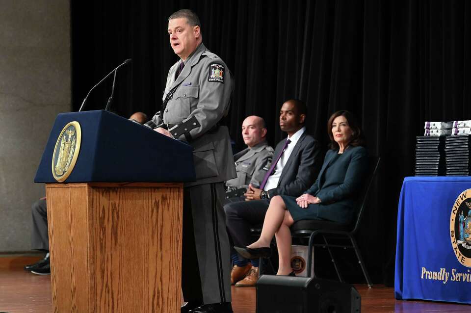 Photos: New York State Police graduation at Empire State Plaza