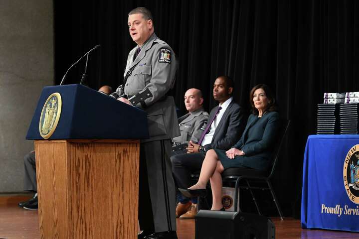 Photos: New York State Police graduation at Empire State Plaza