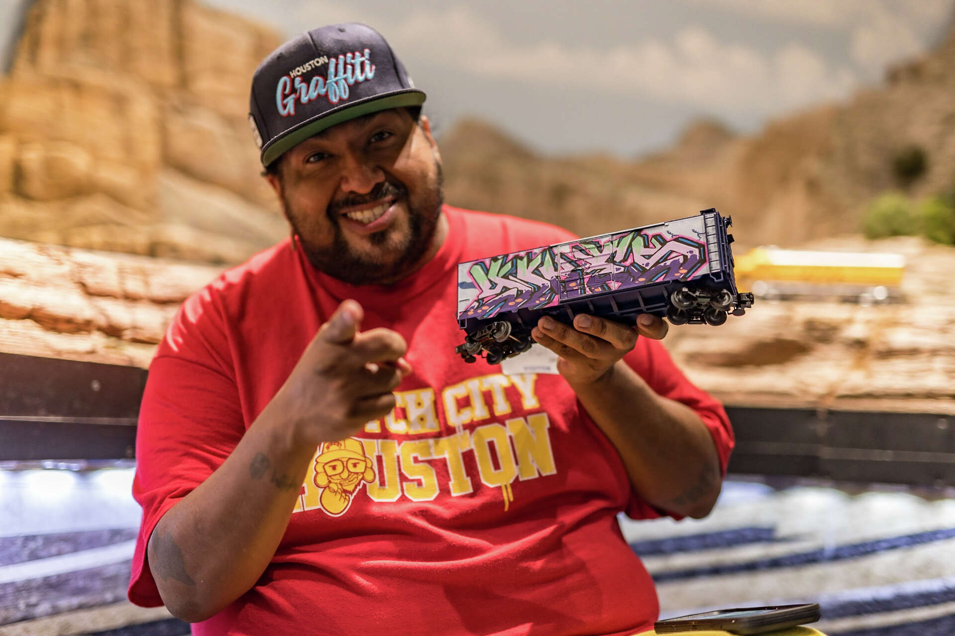 'Trains Over Texas' celebrates Houston's iconic graffiti art