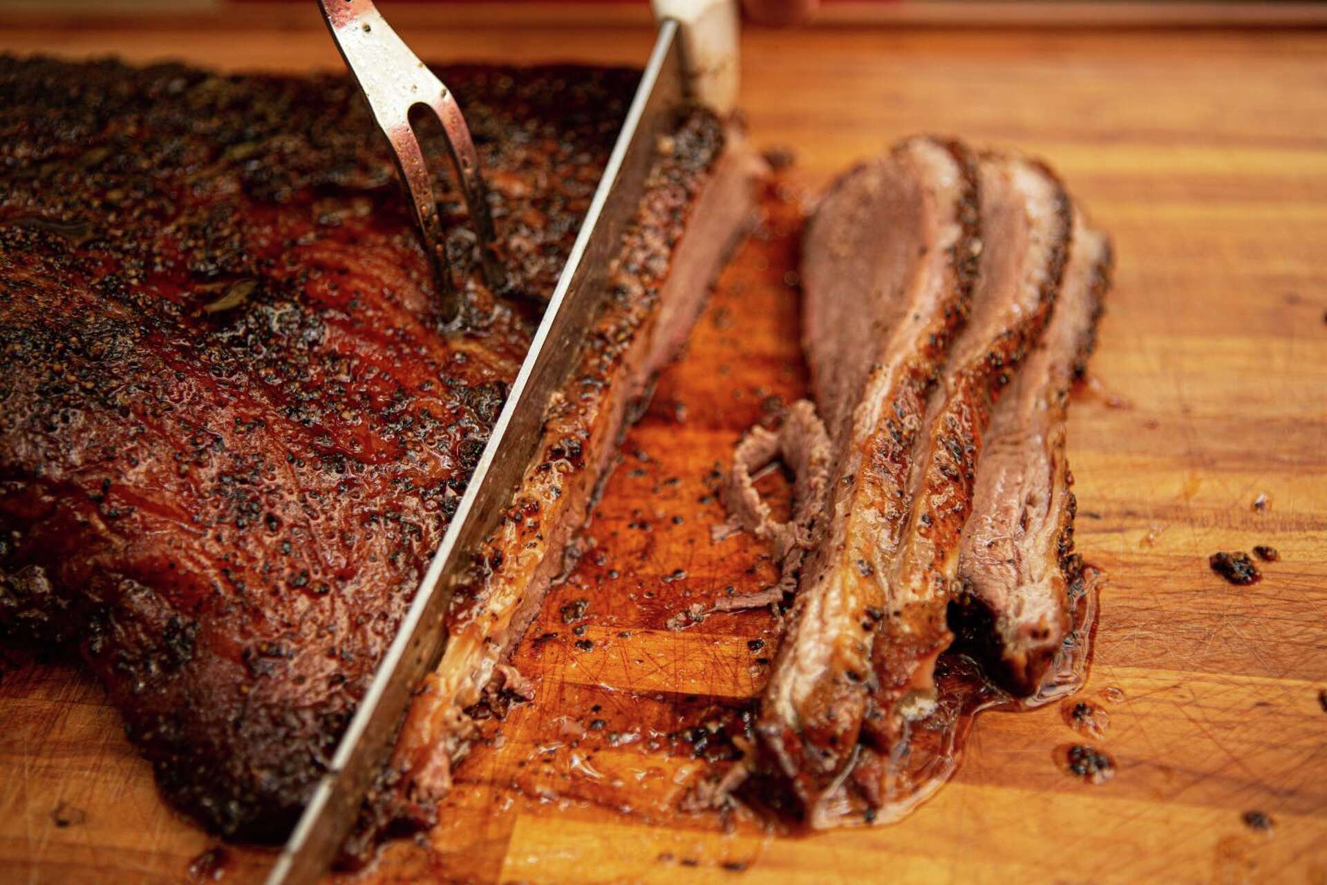 Texas' favorite BBQ chains include Black's, Cooper's, Rudy's