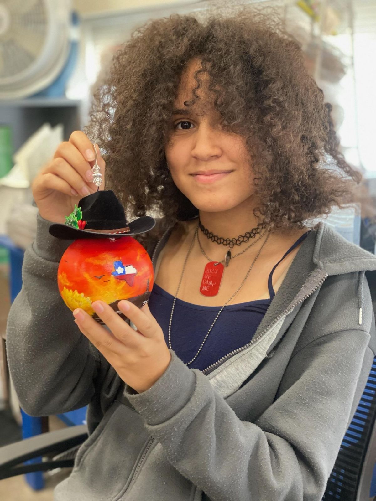 MISD student's drawing appears on House District 82 Christmas ornament
