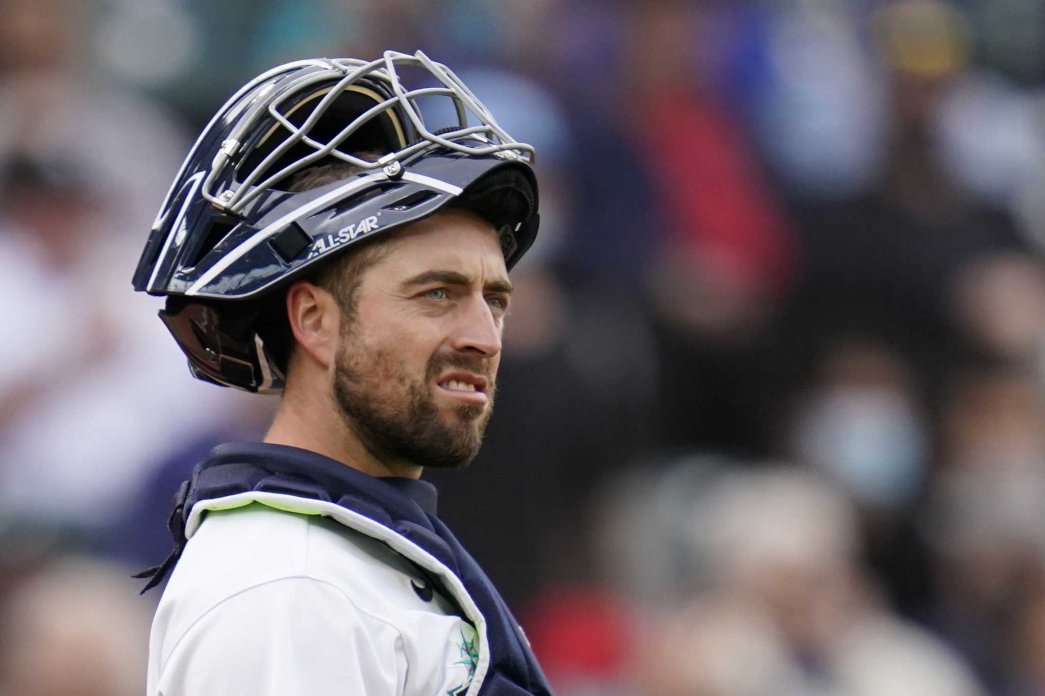 Giants catcher Tom Murphy looks forward to working with Patrick Bailey