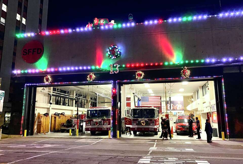 San Francisco fire stations decorate for the holidays