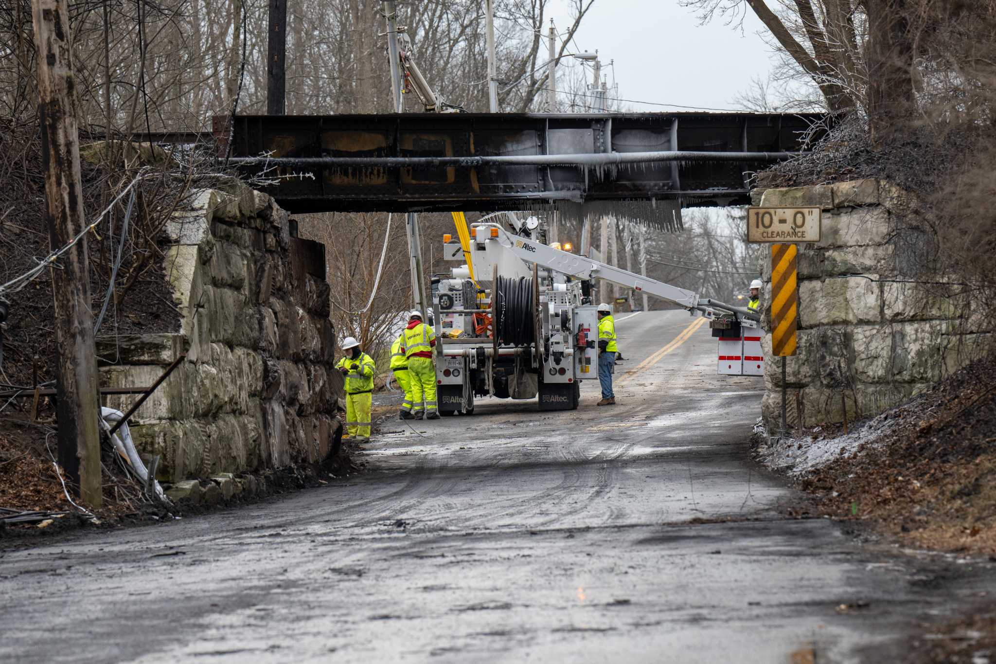 Maple Avenue reopened after bridge crash, explosion