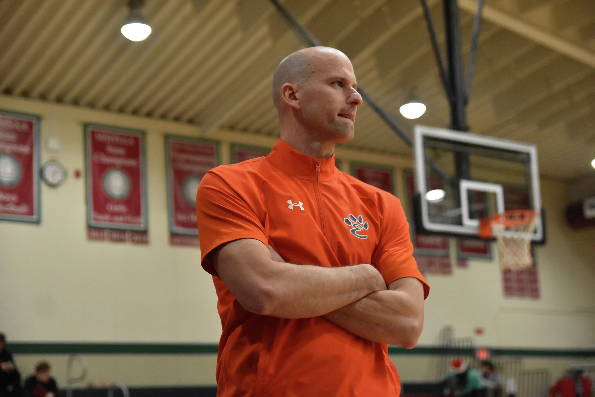 Feature on Edwardsville basketball coach Dustin Battas and family