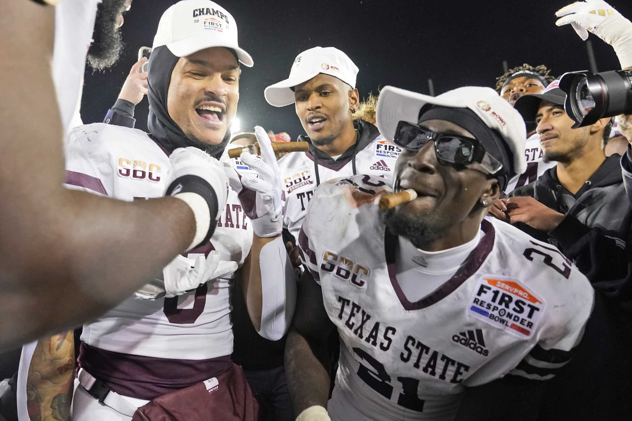 Texas State fans, in fact, did not drink all the beer at SMU