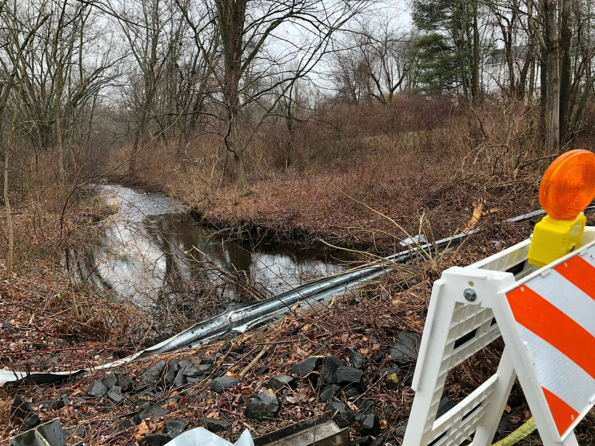 Police: Enfield woman dies after crashing into stream in Massachusetts
