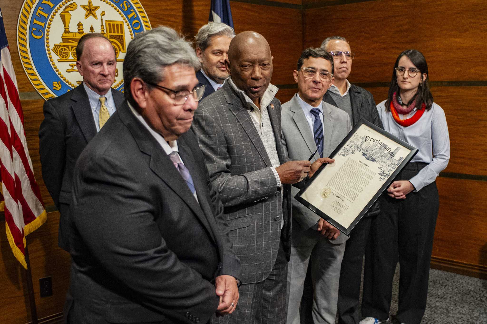 Houston's Citgo 6 honored by Mayor Sylvester Turner