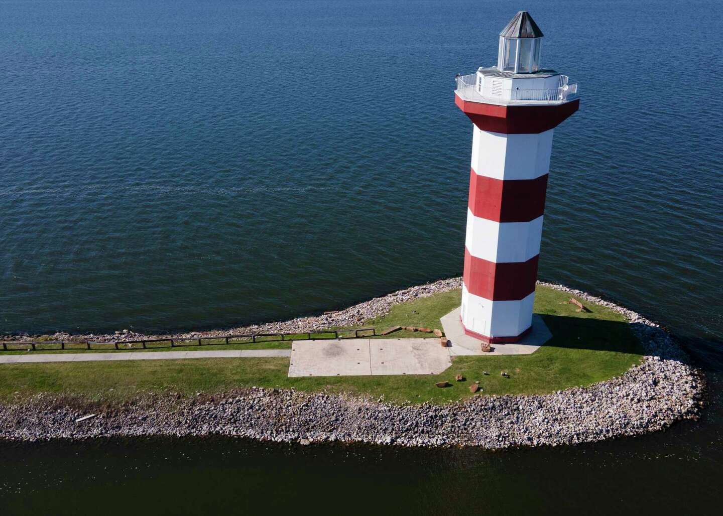 Harbour Town lighthouse is one of Lake Conroe's hidden gems