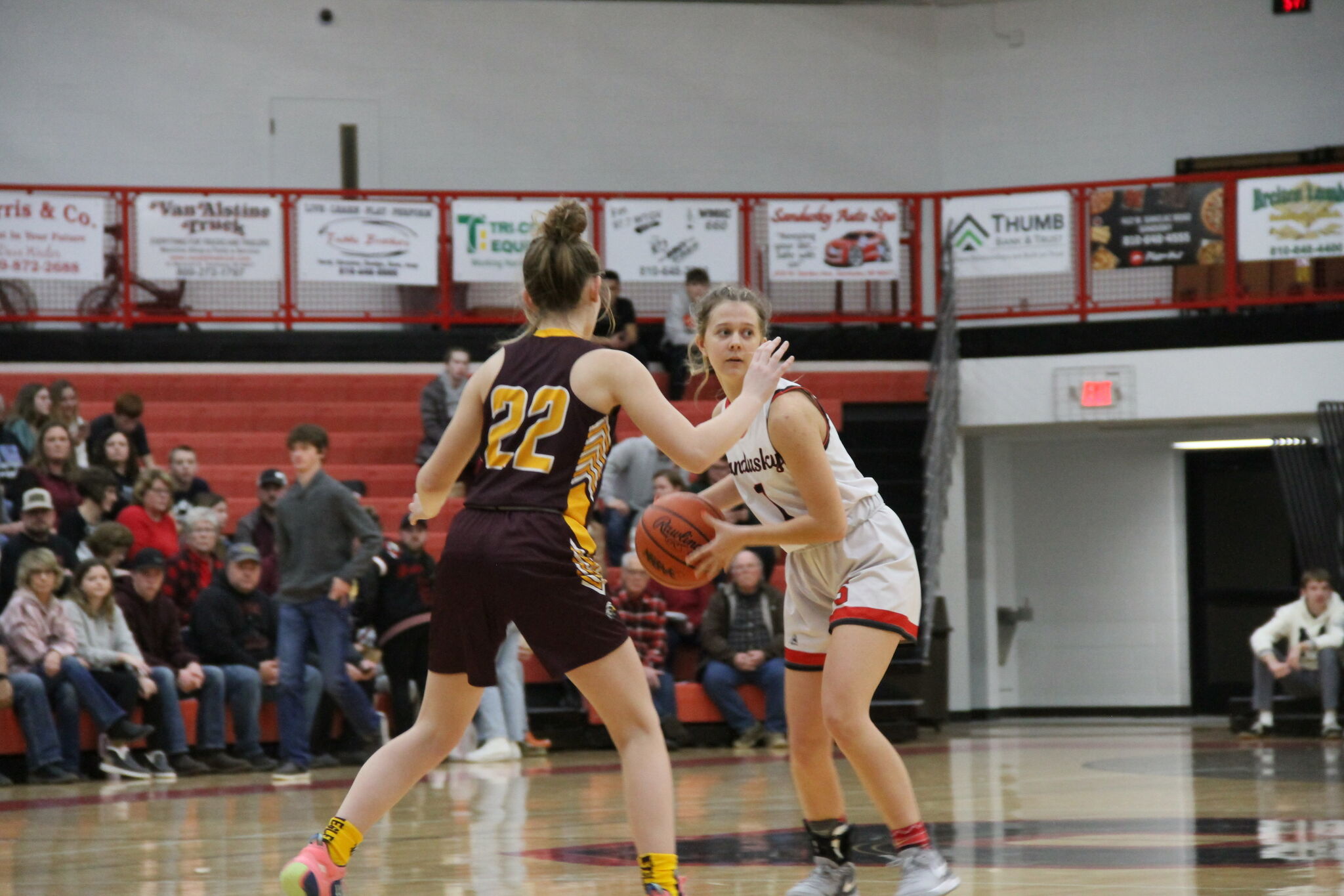 Deckerville-Sandusky girls game 1228