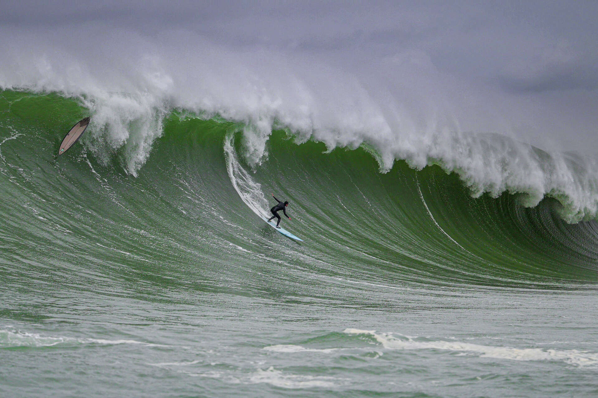 Mavericks surfers from around the globe come to chase epic waves